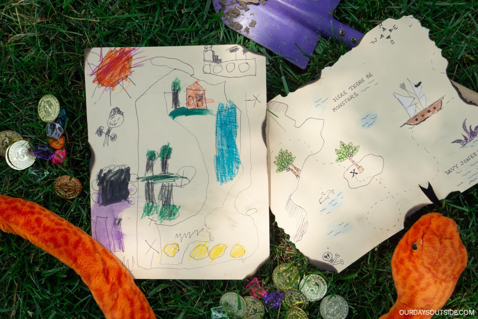 7 Ideas for an Exciting Treasure Hunt - Our Days Outside