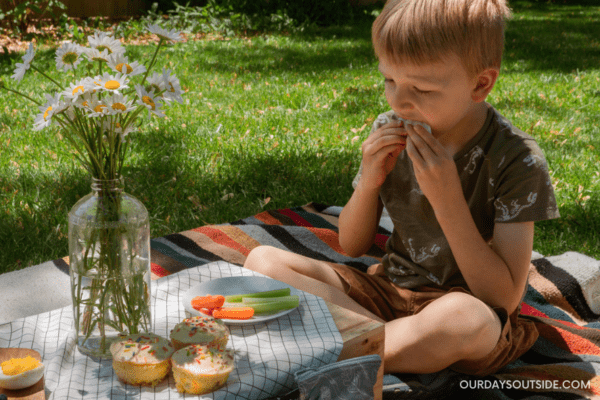 5 Festive Ideas for a Backyard Spring Picnic! - Our Days Outside