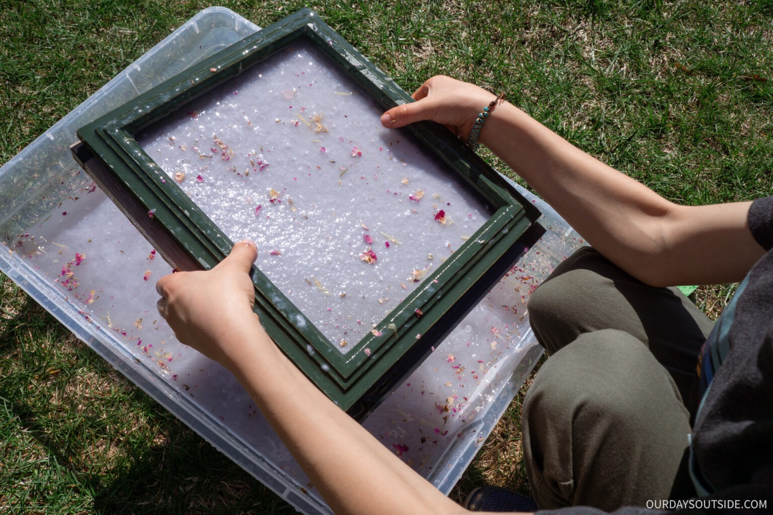 DIY Floral Paper: Make Your Own Gorgeous Paper in 8 Steps - Our Days ...