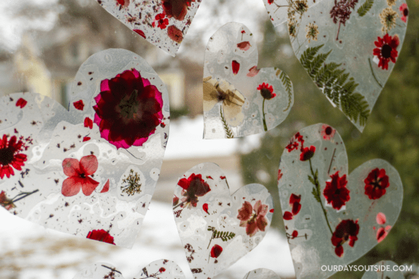 5 Fun Valentine's Day Nature Crafts for Kids - Our Days Outside